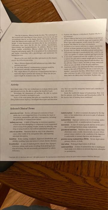 Solved 26 Nutrition and Metabolisal Objectires A Caical | Chegg.com