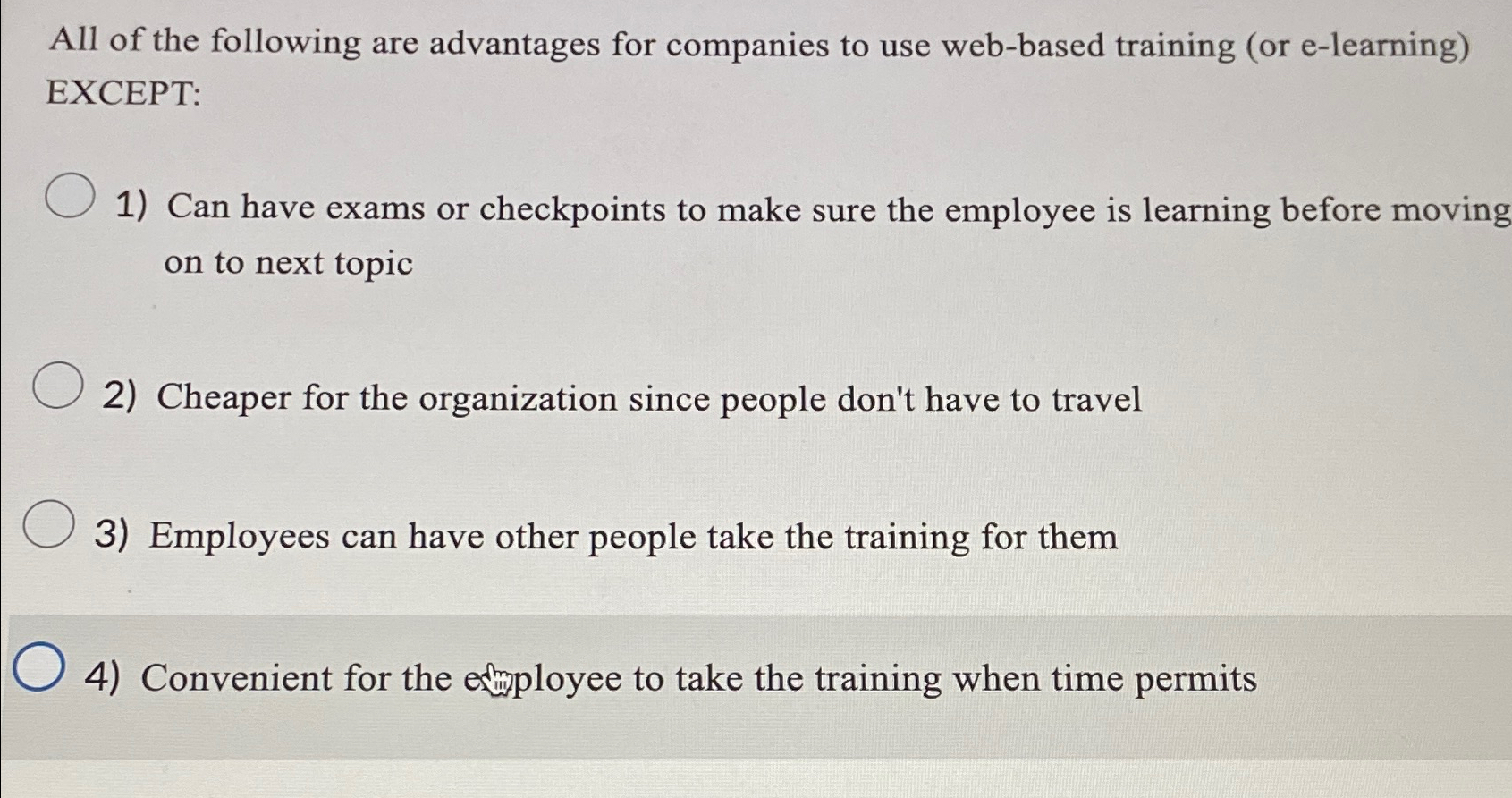 Solved All of the following are advantages for companies to | Chegg.com