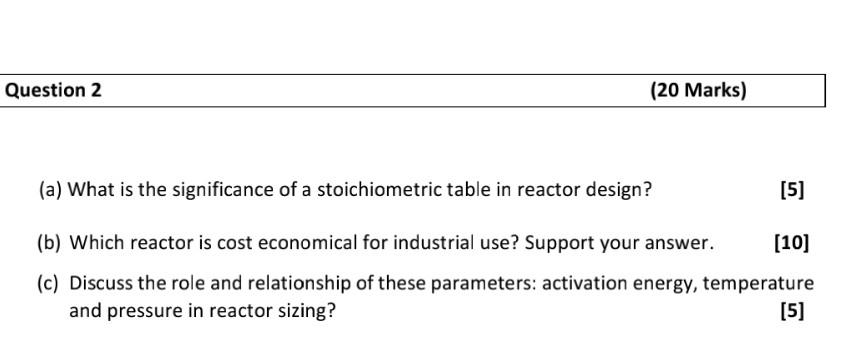 Solved Question 2 (a) What is the significance of a | Chegg.com