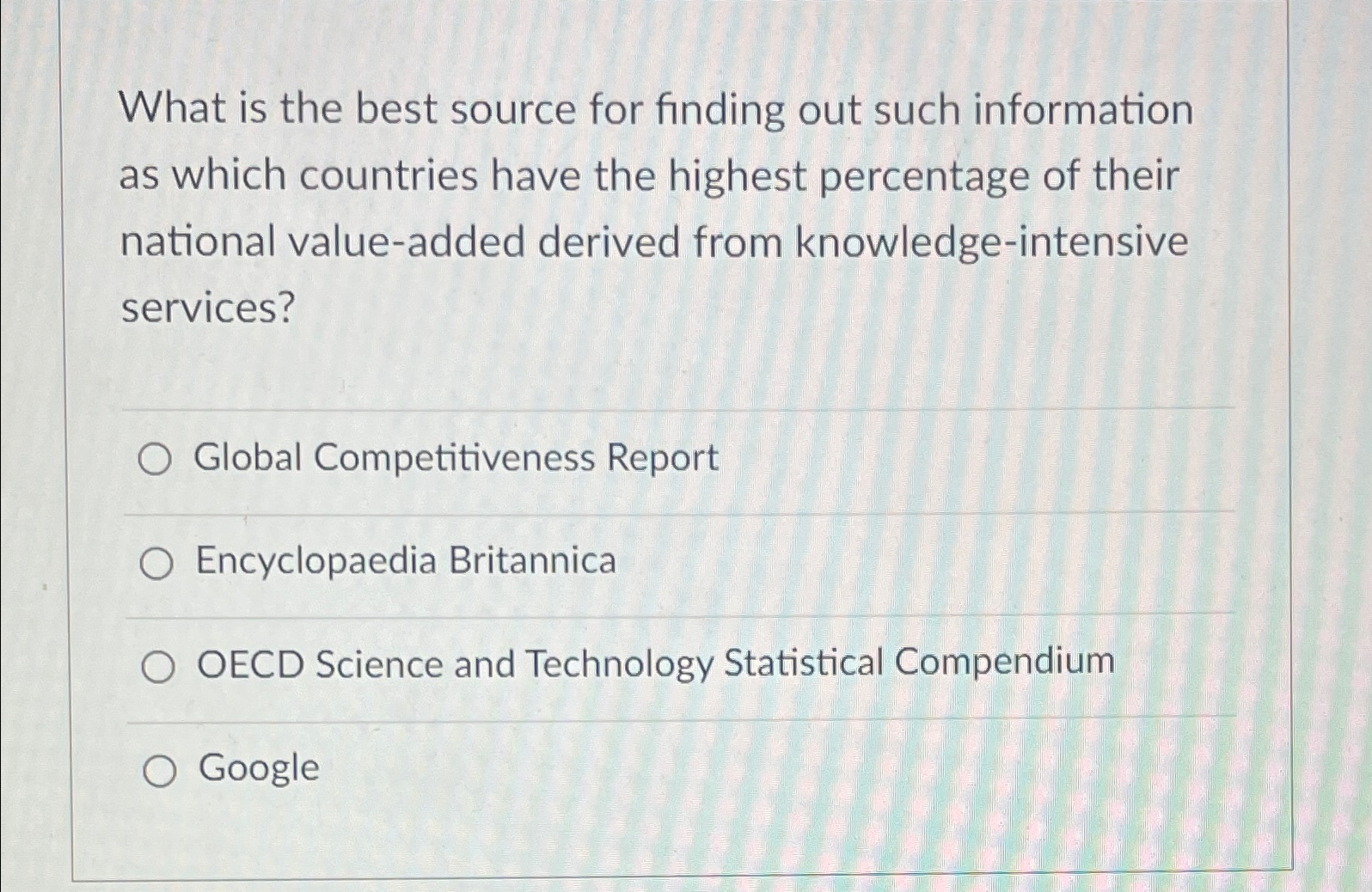Solved What is the best source for finding out such | Chegg.com
