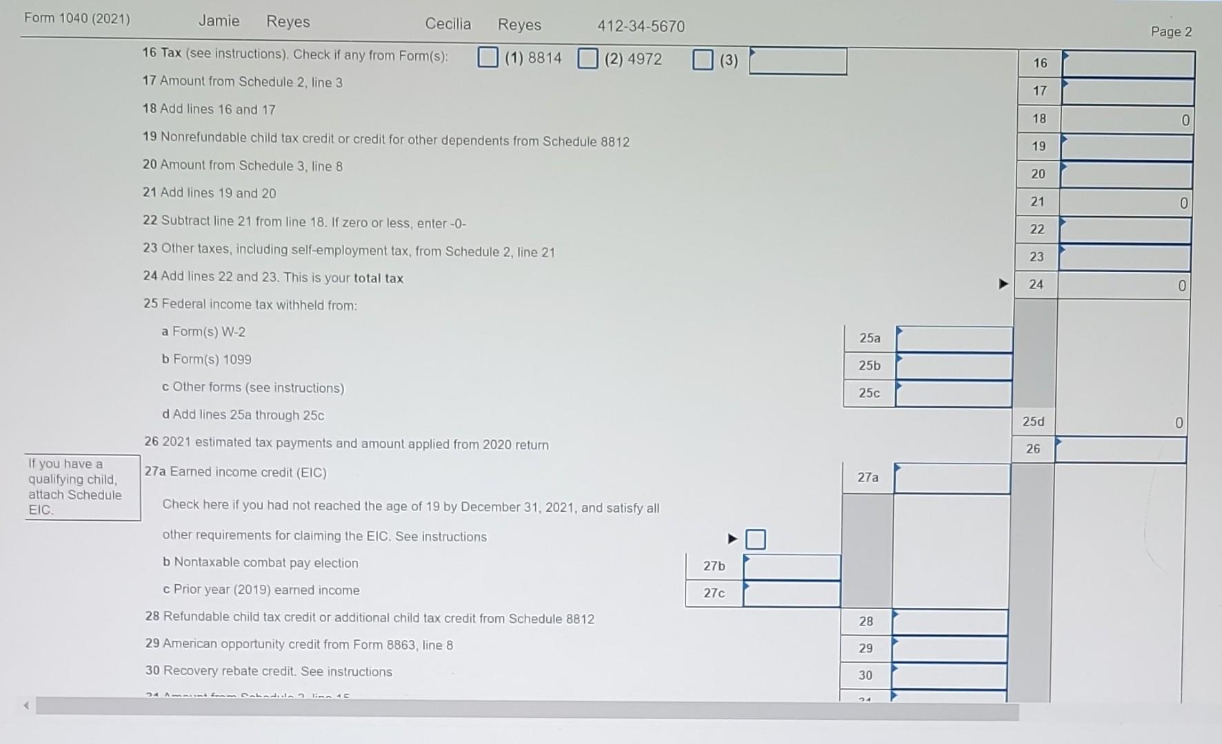 Jamie and Cecilia Reyes are husband and wife and file | Chegg.com