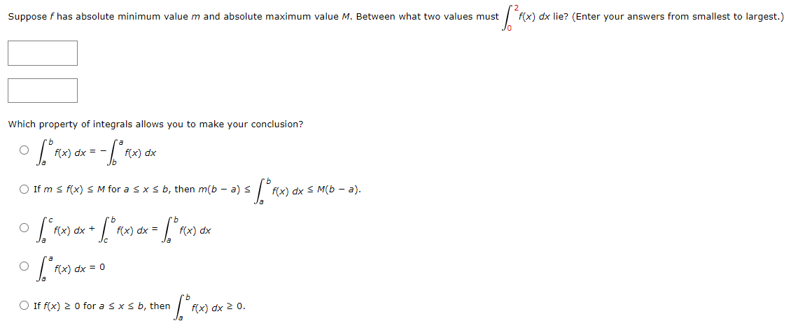 Solved Suppose f has absolute minimum value m and absolute | Chegg.com Solved Suppose f has absolute minimum value m and absolute | Chegg.com