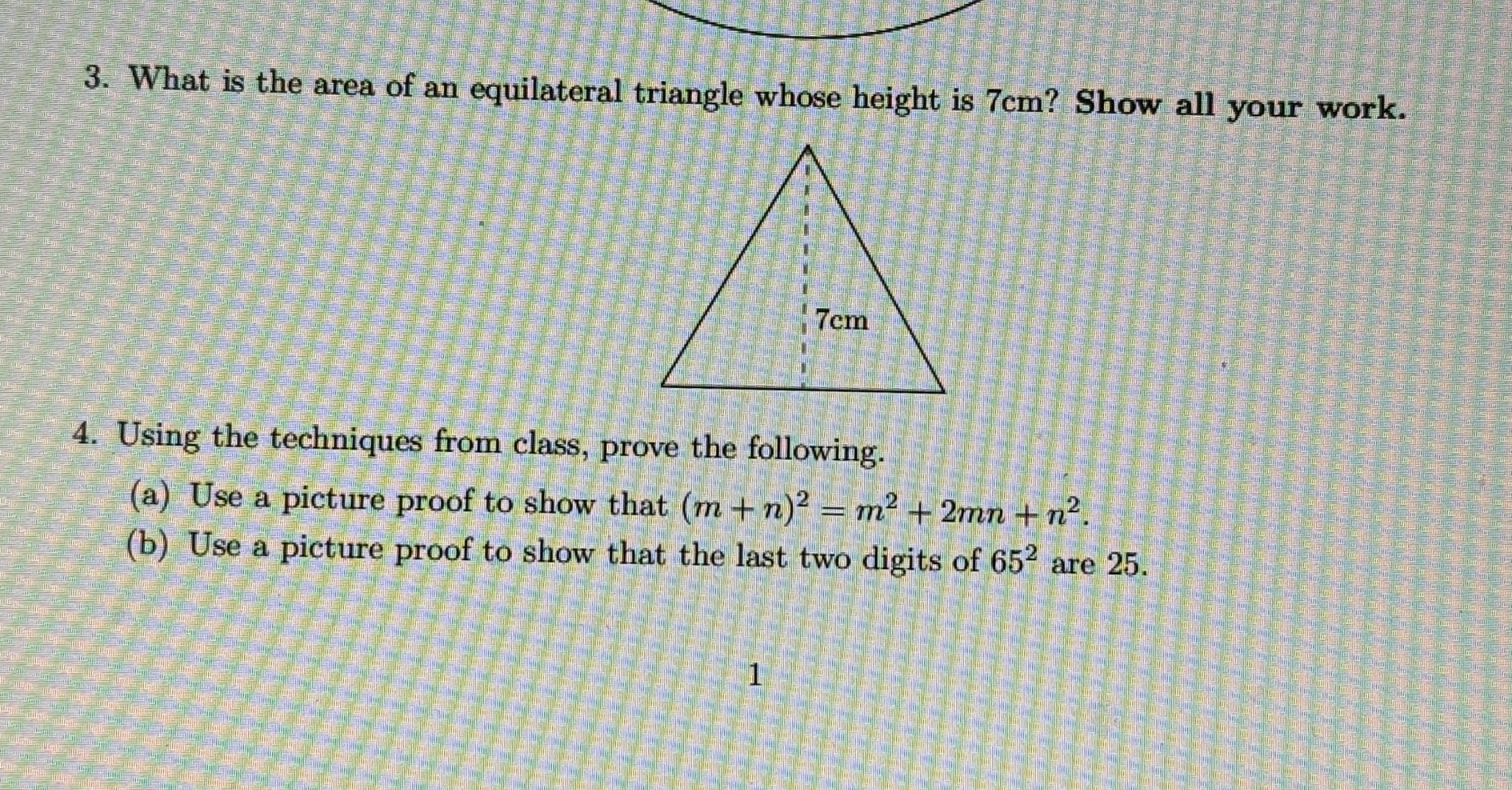 4. ﻿Using the techniques from class, prove the | Chegg.com
