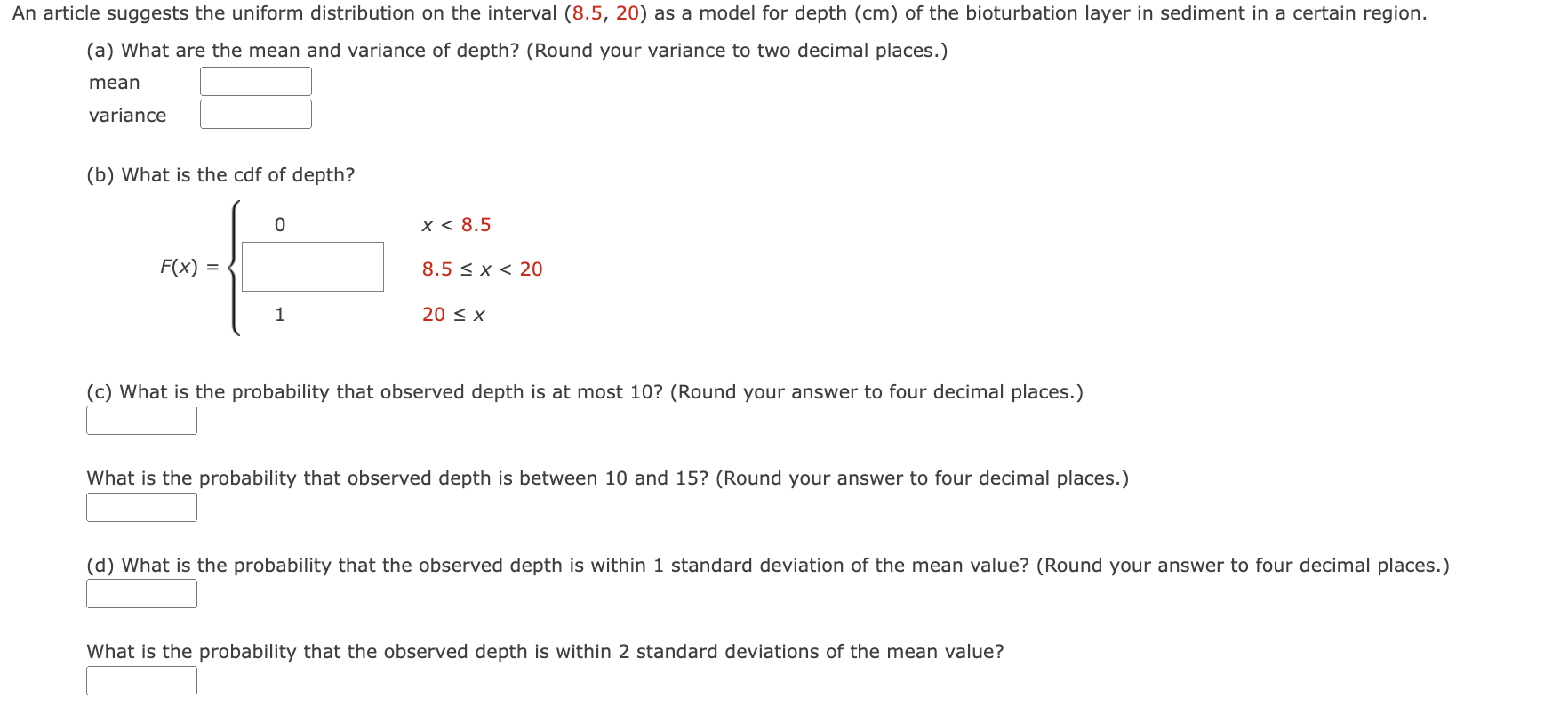 Solved An article suggests the uniform distribution on the | Chegg.com