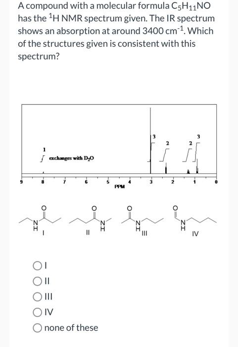 Solved A compound with a molecular formula C9H1002 has the | Chegg.com