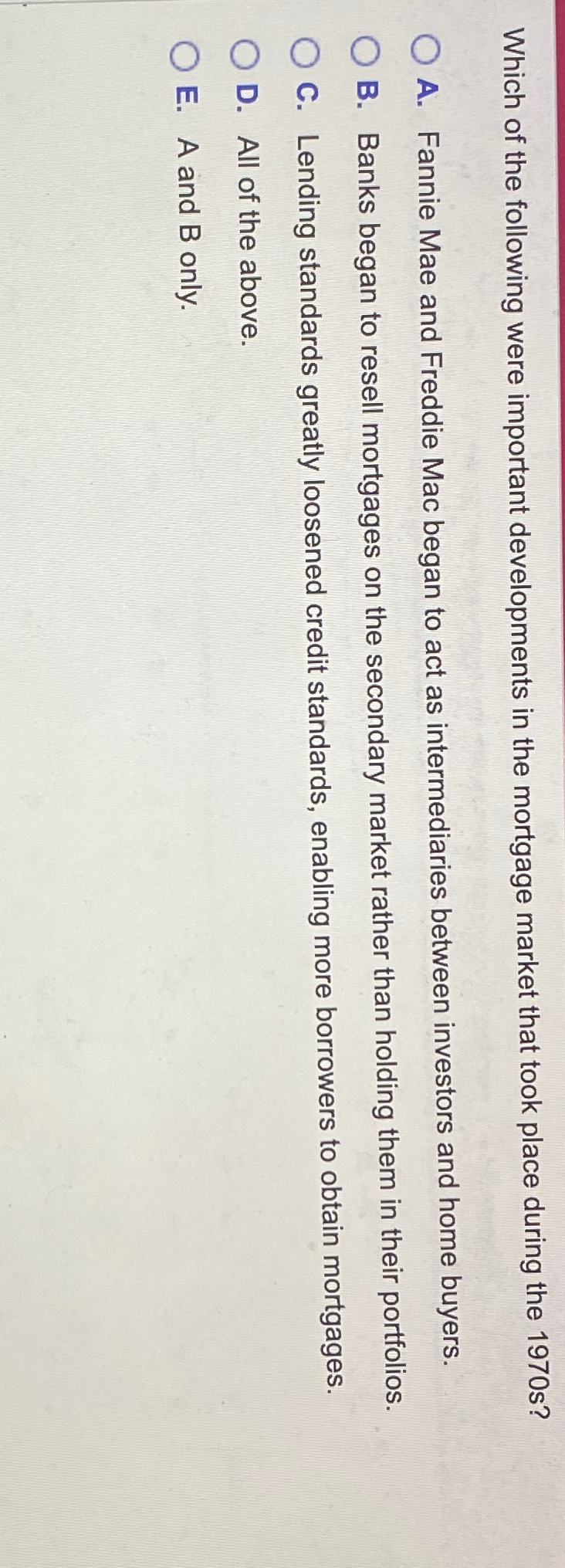 Solved Which of the following were important developments in | Chegg.com