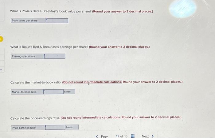 Solved Problem 3-9 Market Value Ratios (LG3.5) You are | Chegg.com