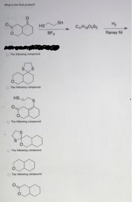 Solved What is the final product? | Chegg.com