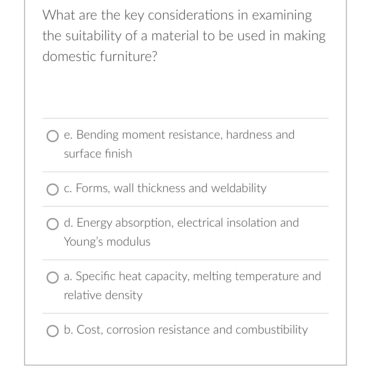 Solved What are the key considerations in examining the | Chegg.com