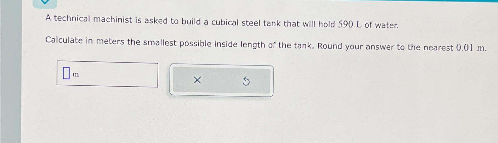 A technical machinist is asked to build a cubical | Chegg.com