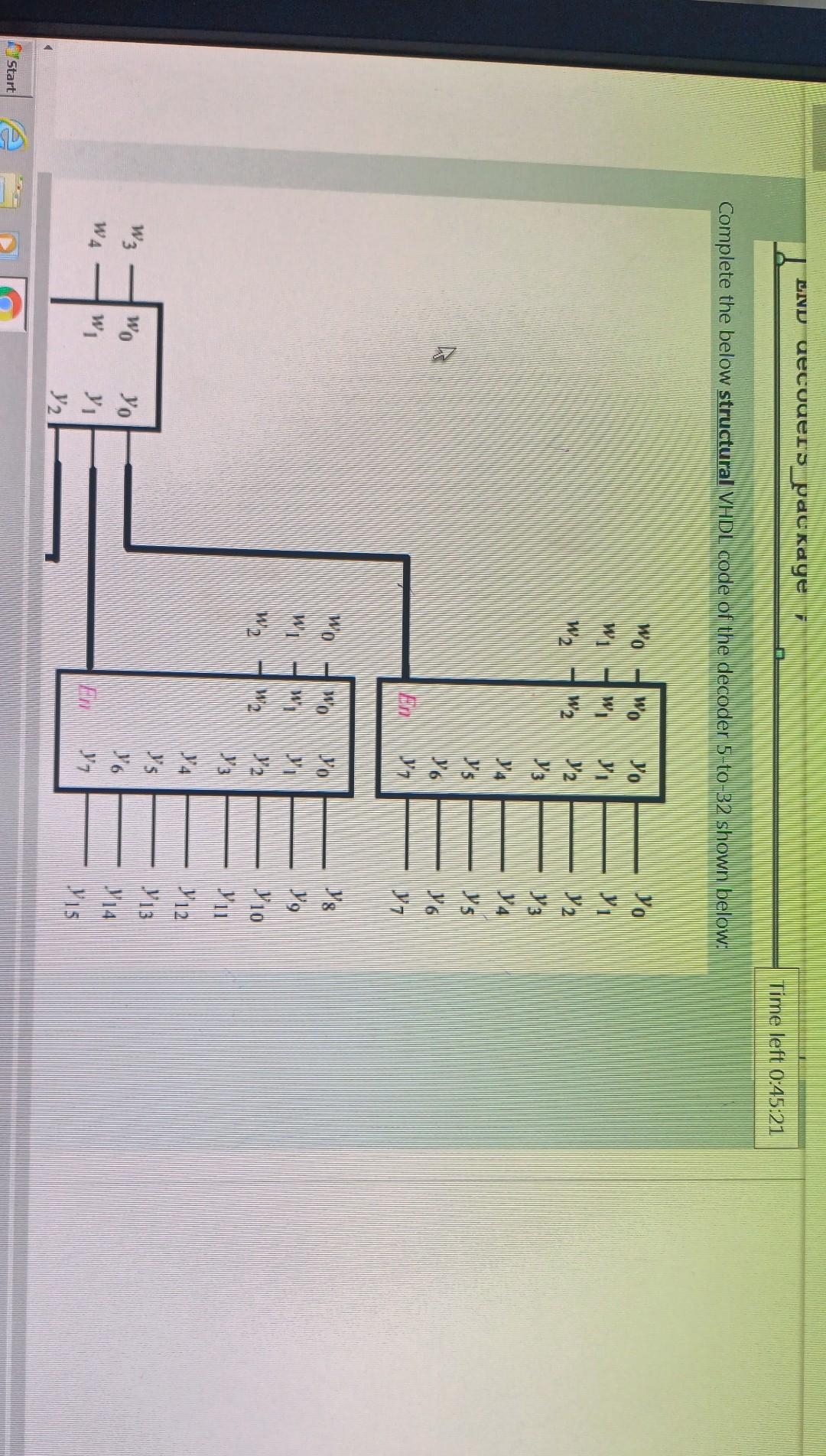 Solved Consider the VHDL package containing the declaration | Chegg.com