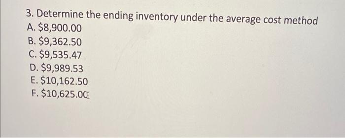 Solved Use the following information for Questions 1-6.3. | Chegg.com