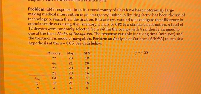 Solved SSE Error =∑(yij−yˉi⋅)2= Sum of squared differences | Chegg.com