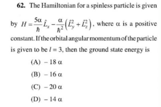Solved The Hamiltonian for a spinless particle is given by | Chegg.com