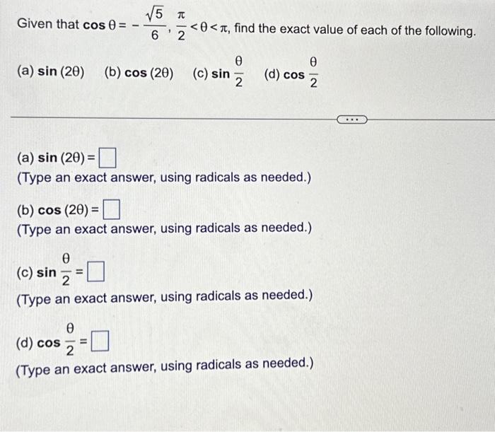 Solved Answer the provided question and all four parts:a)sin | Chegg.com