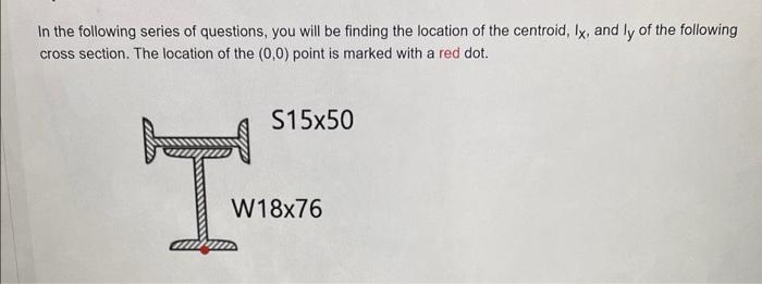 Solved In the following series of questions, you will be | Chegg.com