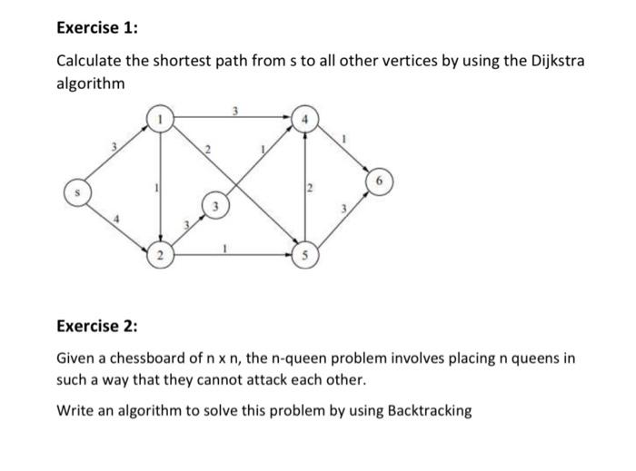 Solved Hello Can You Help Me Solving These Exercises The 