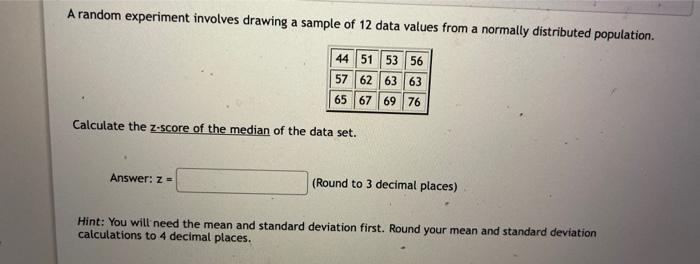 Solved A random experiment involves drawing a sample of 12 | Chegg.com