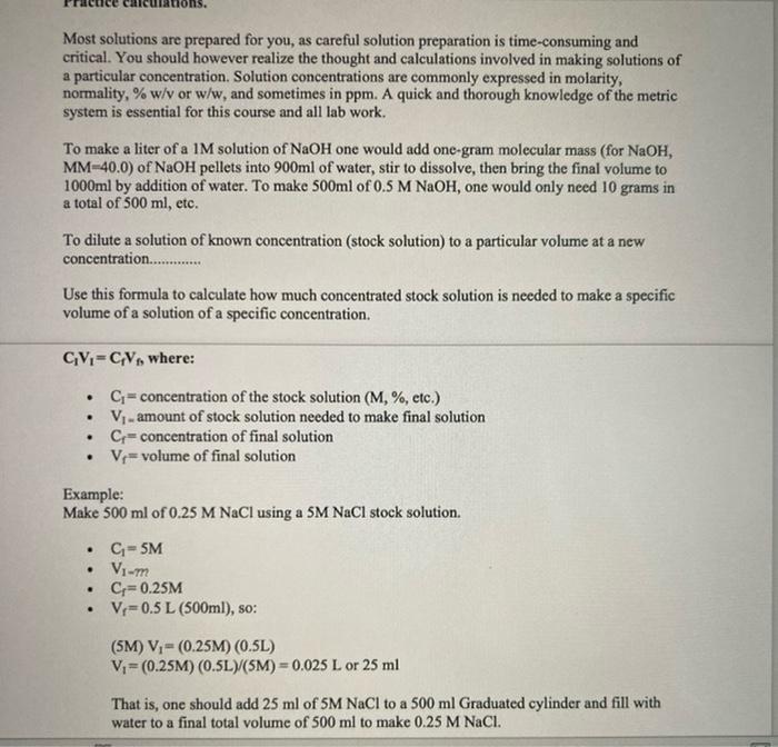 Now, check the accuracy of your pipetting by | Chegg.com