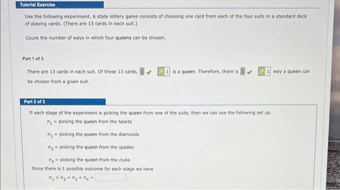 Solved Tutorial Exercise Use the following experiment. A | Chegg.com