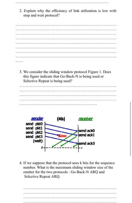Solved 2. Explain why the efficiency of link utilization is | Chegg.com