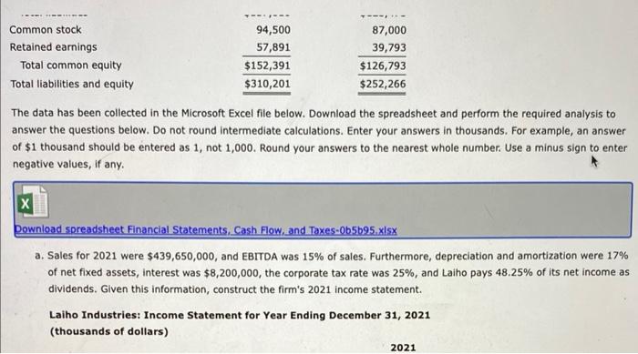 The data has been collected in the Microsoft Excel | Chegg.com