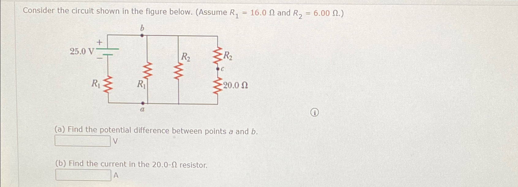 Solved Consider the circuit shown in the figure below. | Chegg.com