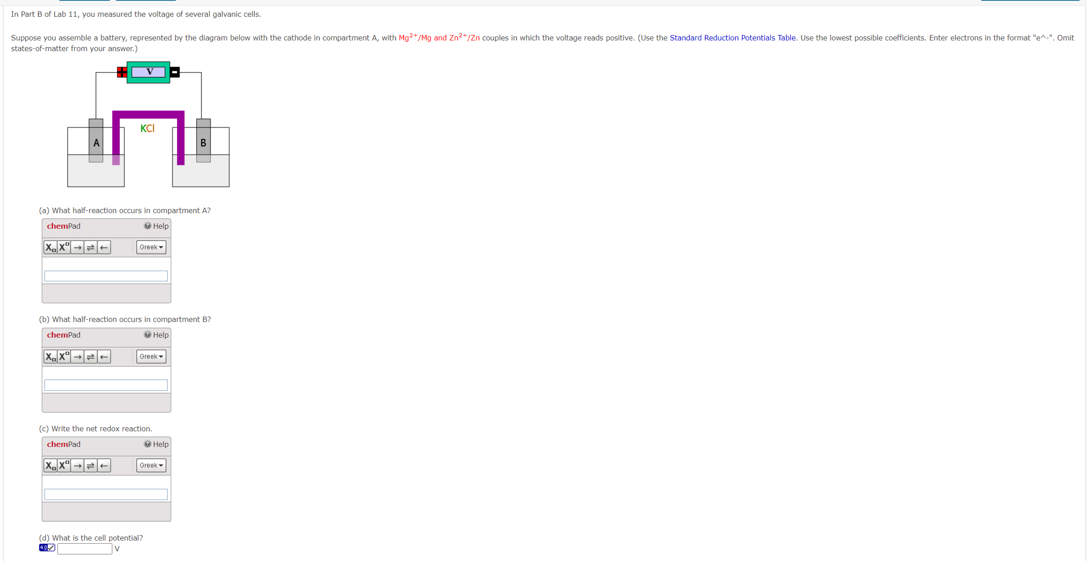 Solved In Part B of Lab 11, ﻿you measured the voltage of | Chegg.com
