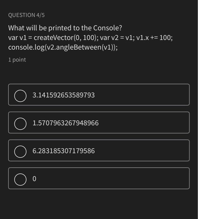 Solved QUESTION 1/5 What will be the position of obj after | Chegg.com