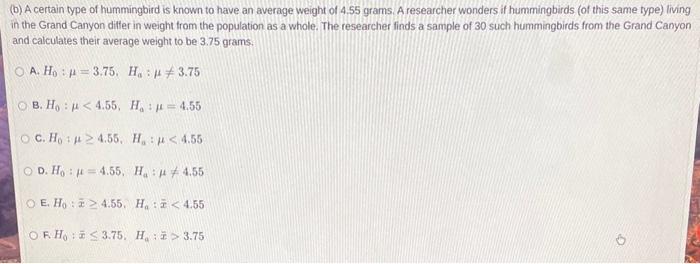 Solved (5 points) For each statement, select the correct | Chegg.com
