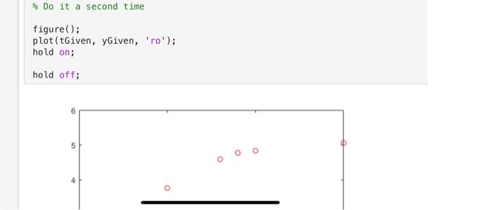 Solved PLEASE USE MATLAB And take a SCREEN SHOT, please also | Chegg.com