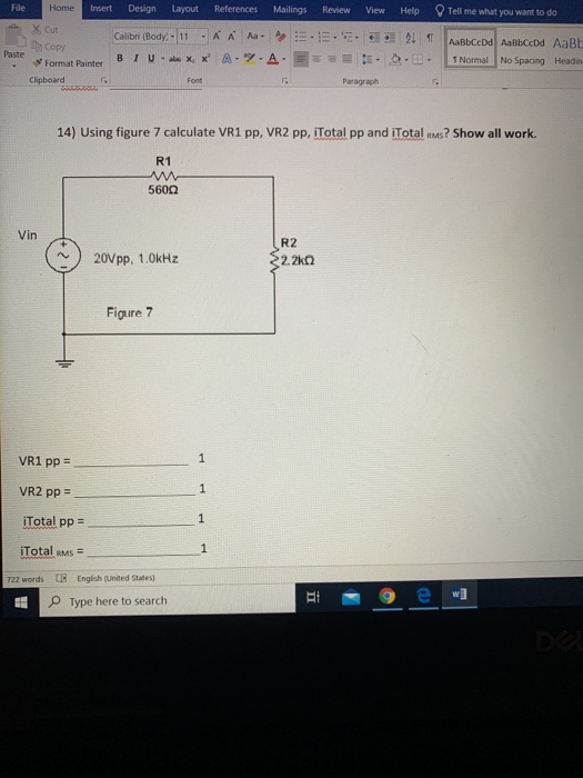 Solved File Home Insert Design Layout References Mailings | Chegg.com