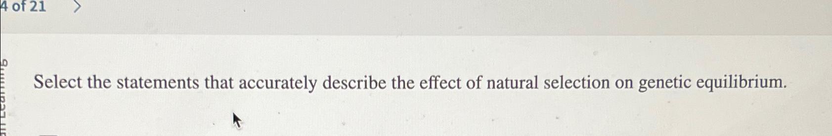 Solved Select the statements that accurately describe the | Chegg.com