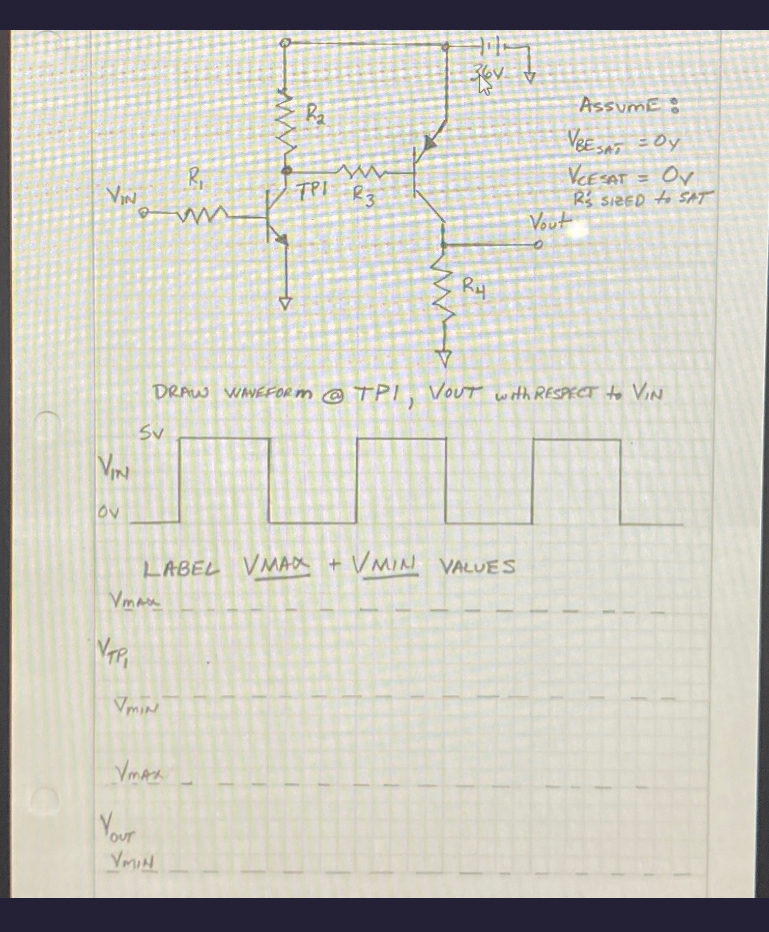 DRAW WAVEFORM & TPI, VOUT with RESAECT to | Chegg.com