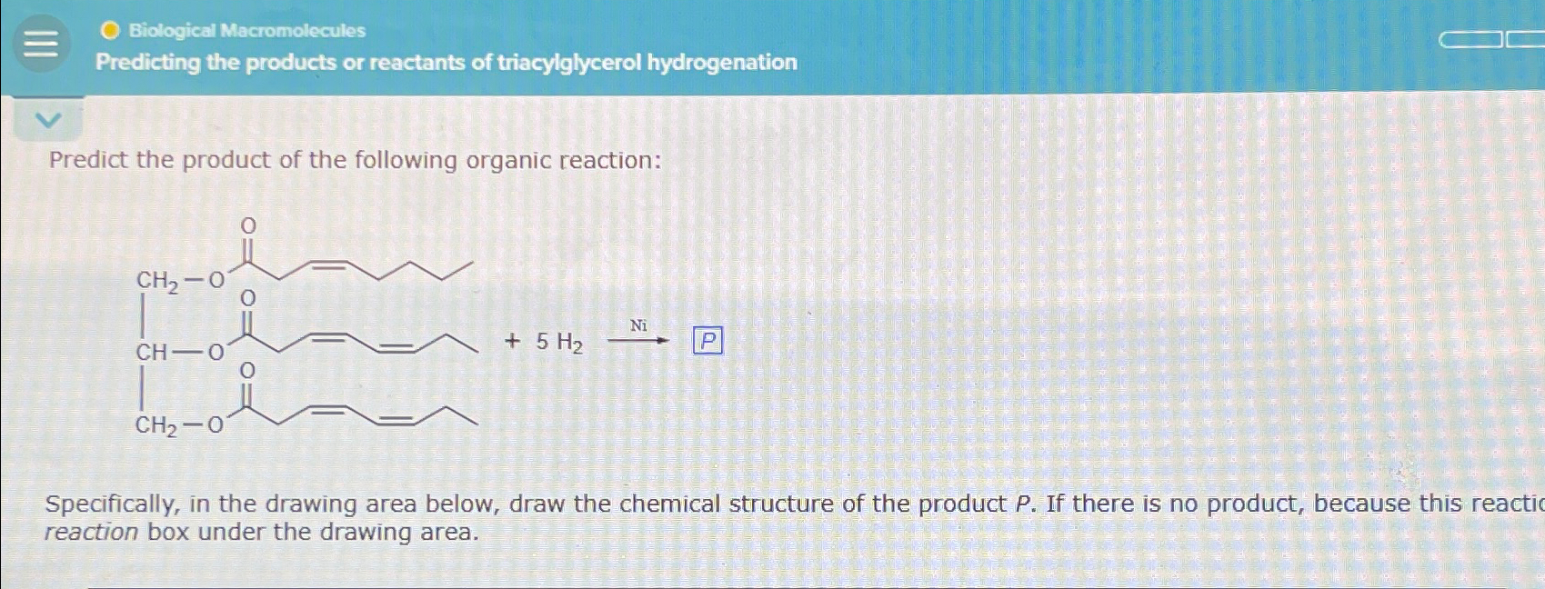 Solved Biological MacromoleculesPredicting the products or | Chegg.com
