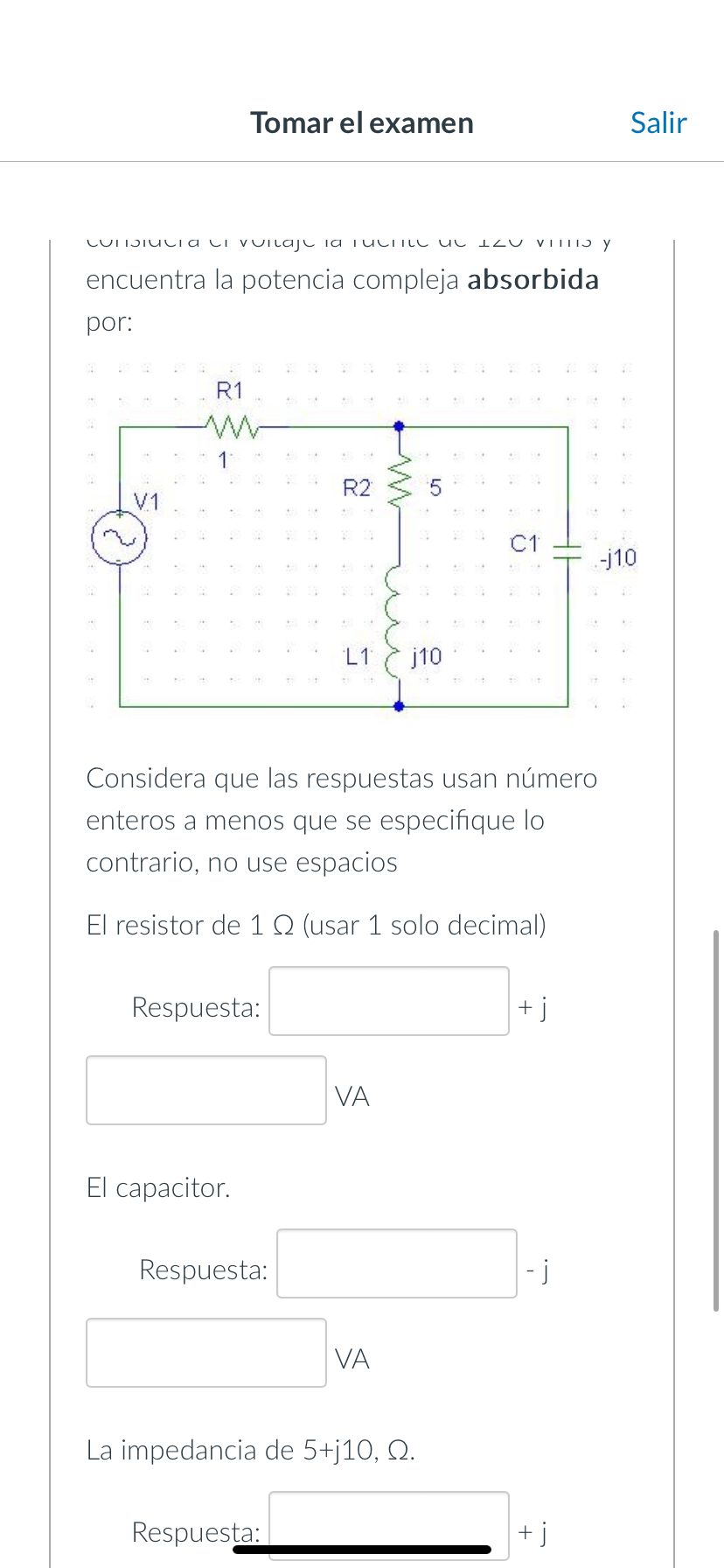 Solved Para el circuito de la siguiente figura considera el | Chegg.com