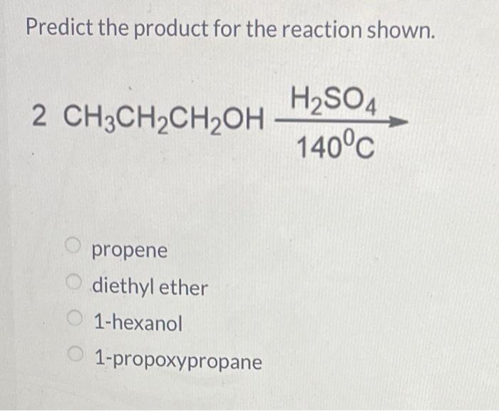 Solved Predict the product for the reaction shown. | Chegg.com