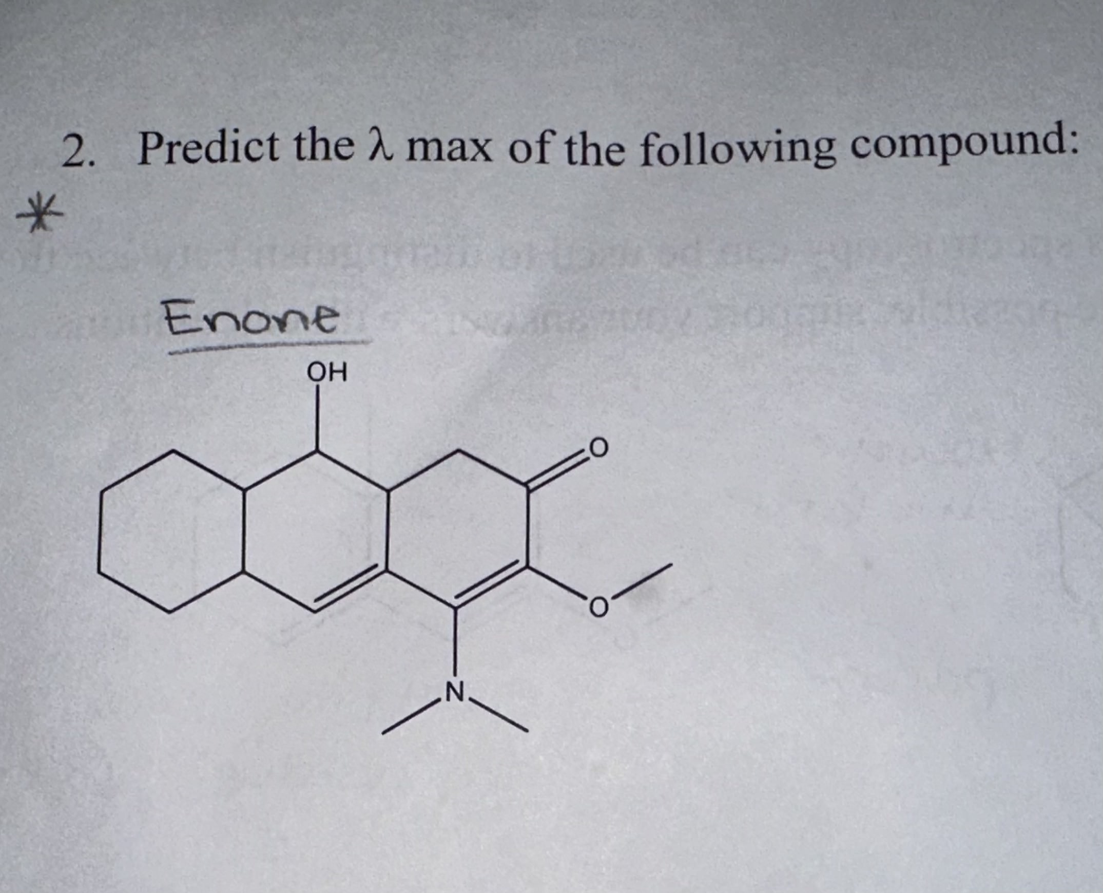 Solved Predict and explain whether UV/Visible spectroscopy | Chegg.com