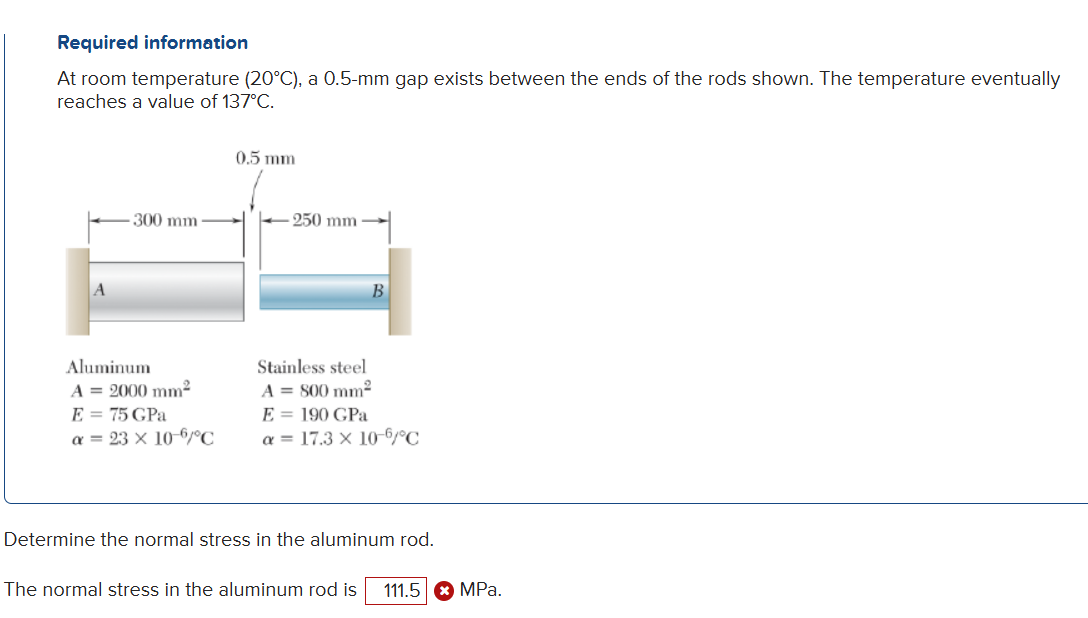 Solved Required informationAt ﻿room temperature | Chegg.com