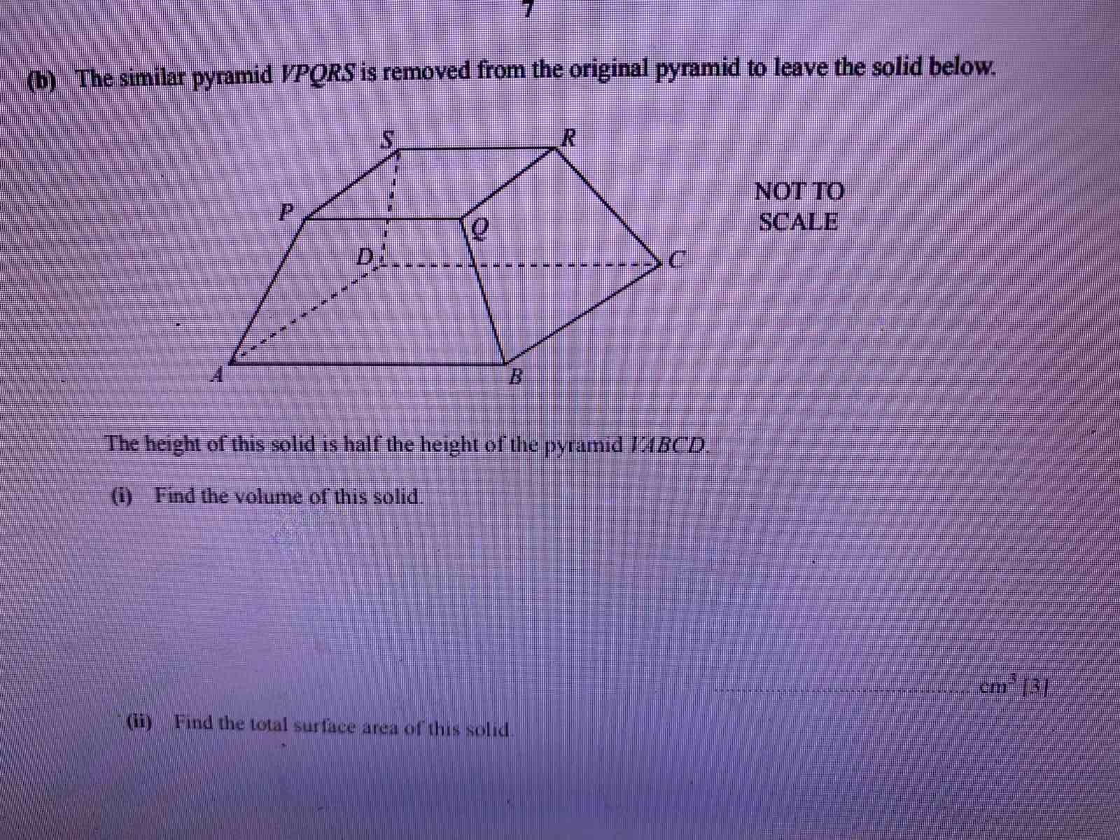 Given square based pyramid VABCD with perpendicular | Chegg.com