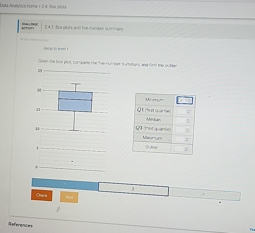 Solved statsData Analytics home >2.4. ﻿Box | Chegg.com
