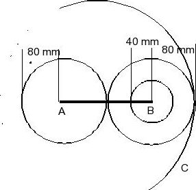 Solved Outer gear C rotates with an angular velocity of 5 | Chegg.com