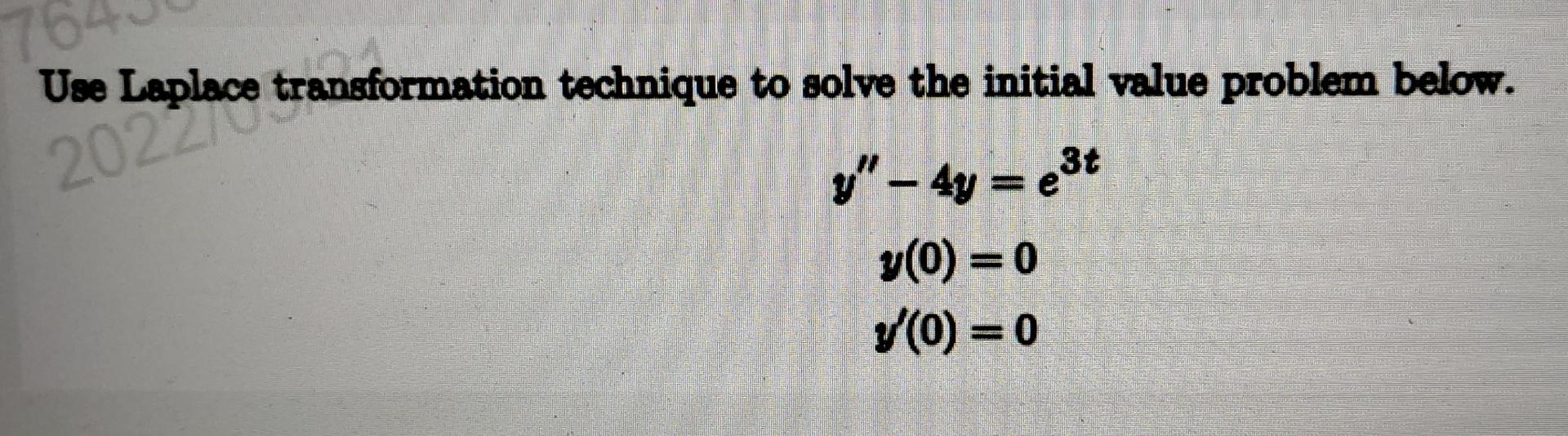 Solved Use 2place transformation technique to solve the | Chegg.com