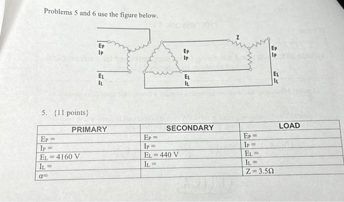 Solved Problems 5 and 6 use the figure below. 5. {11 points | Chegg.com