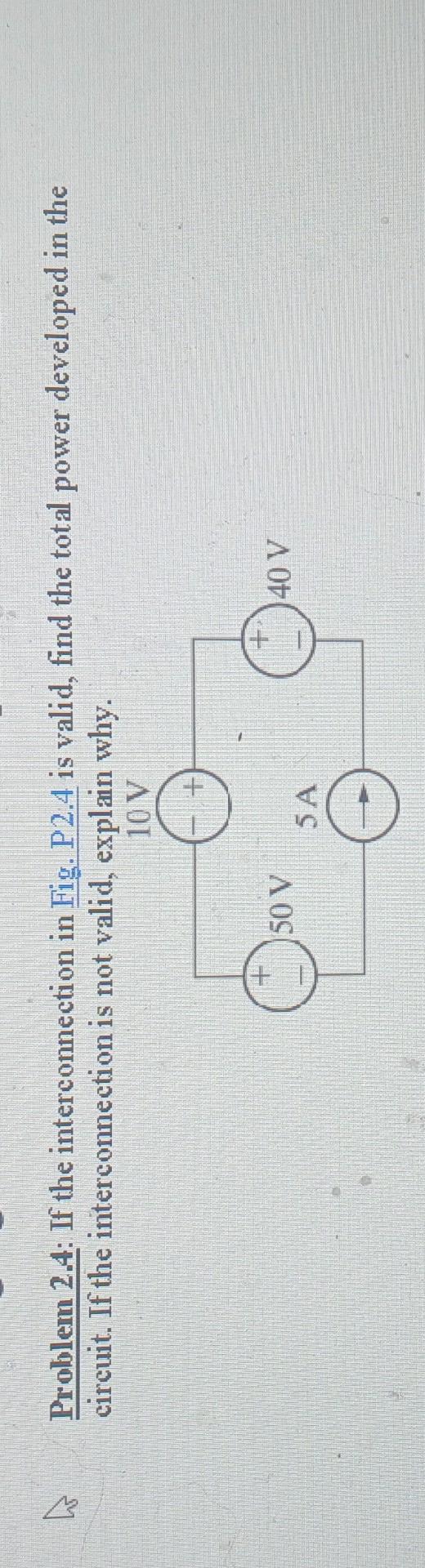 Solved Problem 2.4: If the interconnection in Fig. P2.4 is | Chegg.com
