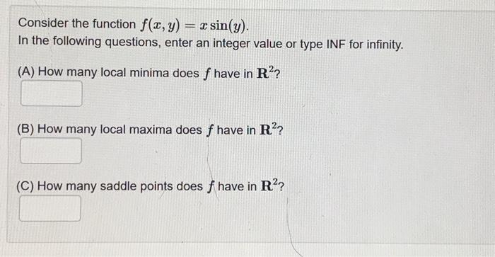 Solved The function f(x,y)=xy(1−3x−3y) has 4 critical | Chegg.com
