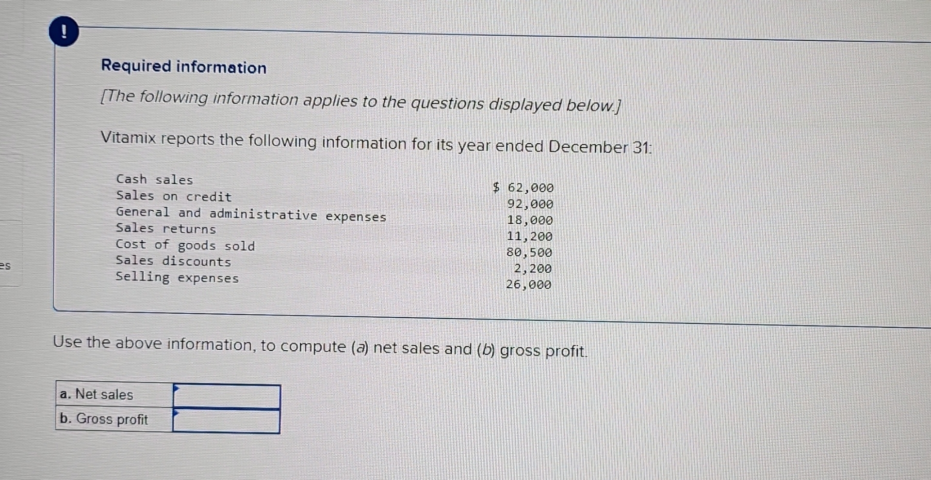 Solved !Required information[The following information | Chegg.com
