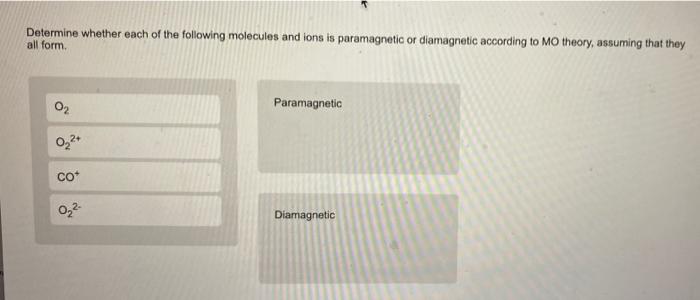 Solved Determine whether each of the following molecules and | Chegg.com