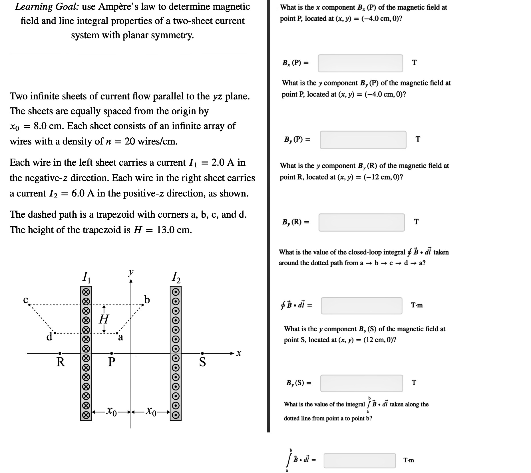 Solved What is the x ﻿component Bx(P) ﻿of the magnetic field | Chegg.com