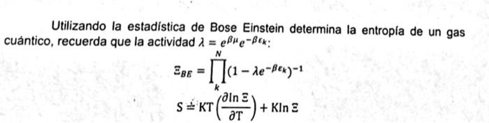 Solved Using Bose statistics, Einstein determines the | Chegg.com